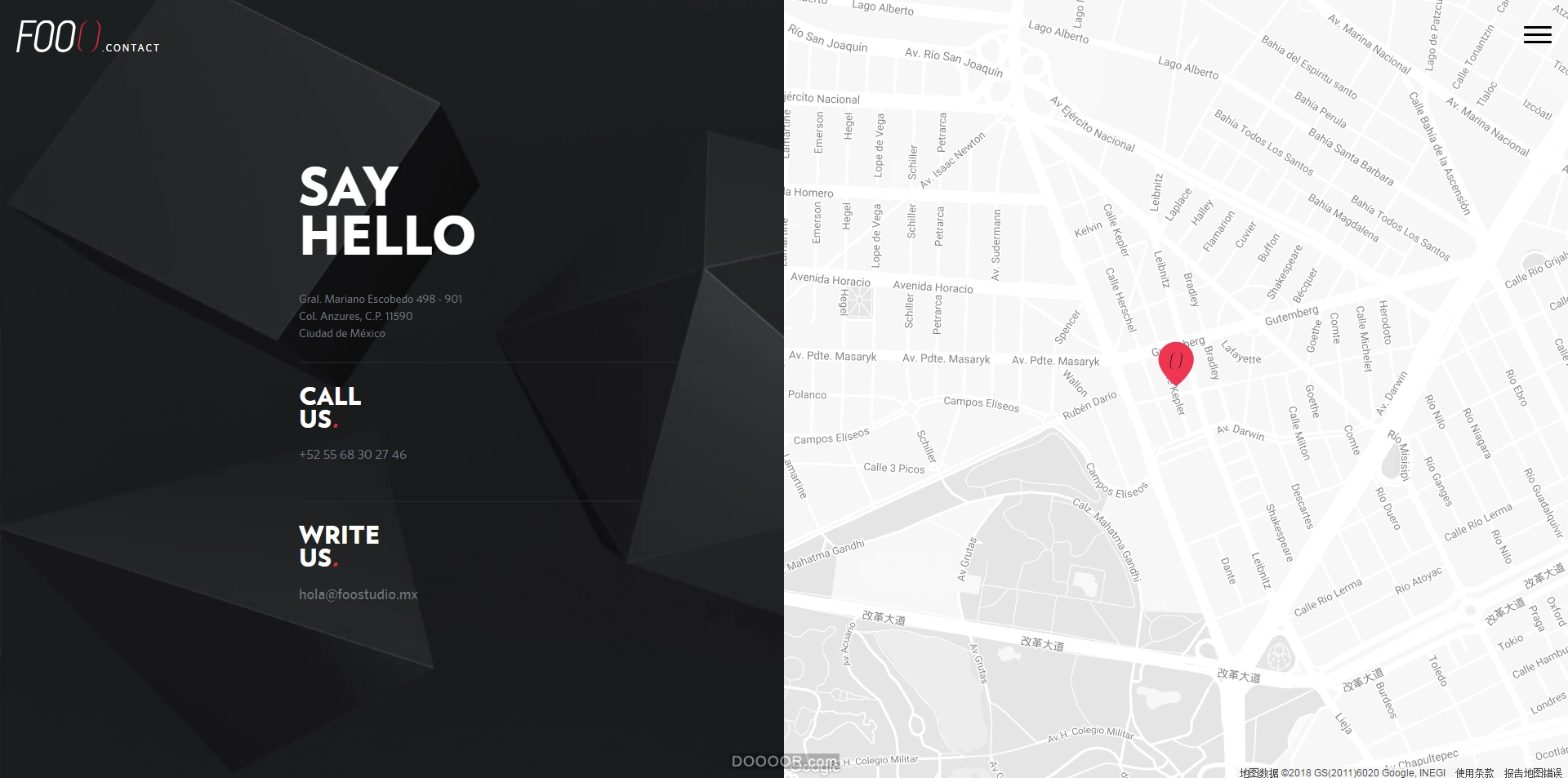 FOO STUDIO视觉设计与程序应用建站工作室官网设计 [12P] - 16图库素材网