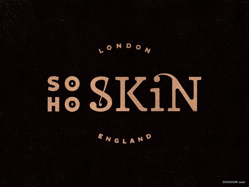 SOHO SKIN伦敦皮肤护理公司标志设计 [11P] - 16图库素材网