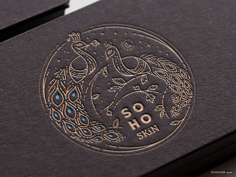 SOHO SKIN伦敦皮肤护理公司标志设计 [11P] - 16图库素材网